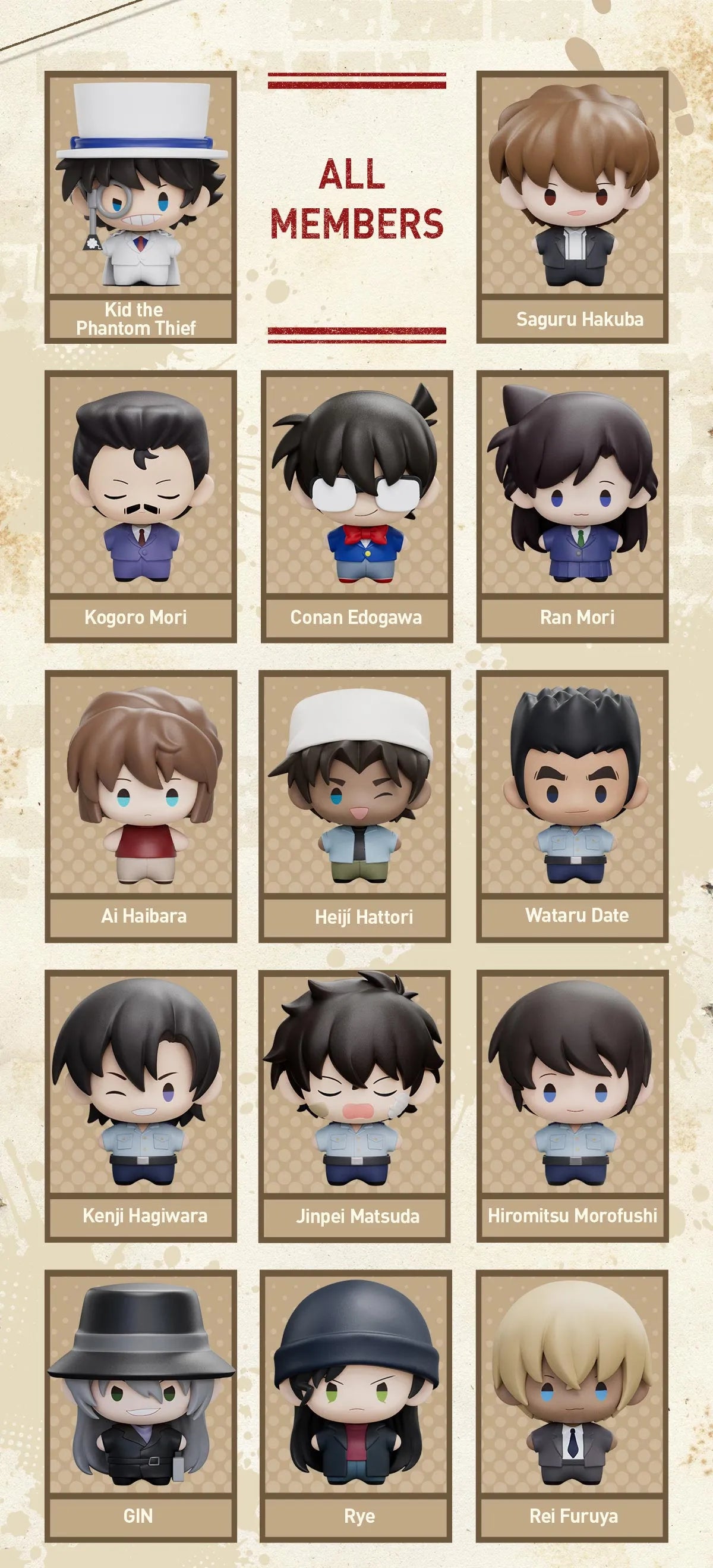 POP MART DETECTIVE CONAN SUPER MINI FIGURE - 4 CM – Pig Rabbit Shop