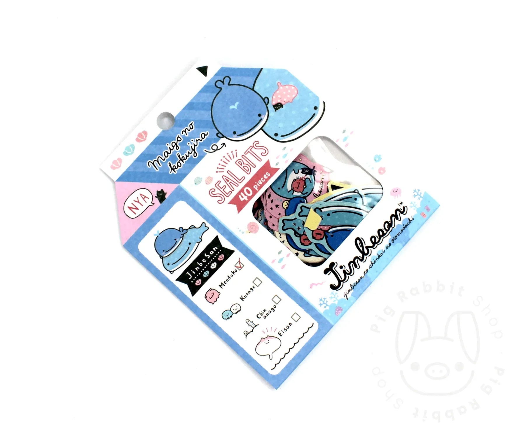 JinbeSan Pack Sticker Beats 40/unidades – Pig Rabbit Shop