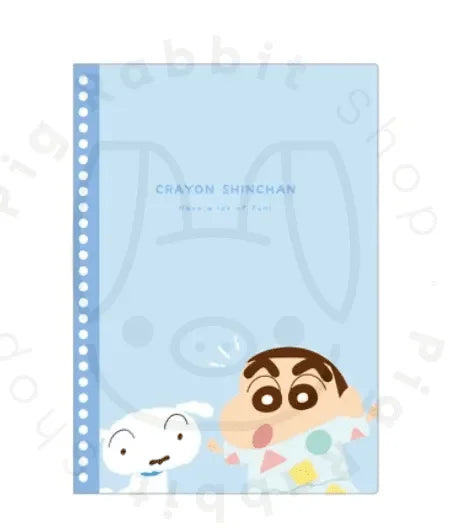 CRAYON SHIN CHAN HAVE A LOT OF FUN NOTEBOOK! B5 PERFORATED BLUE – Pig ...